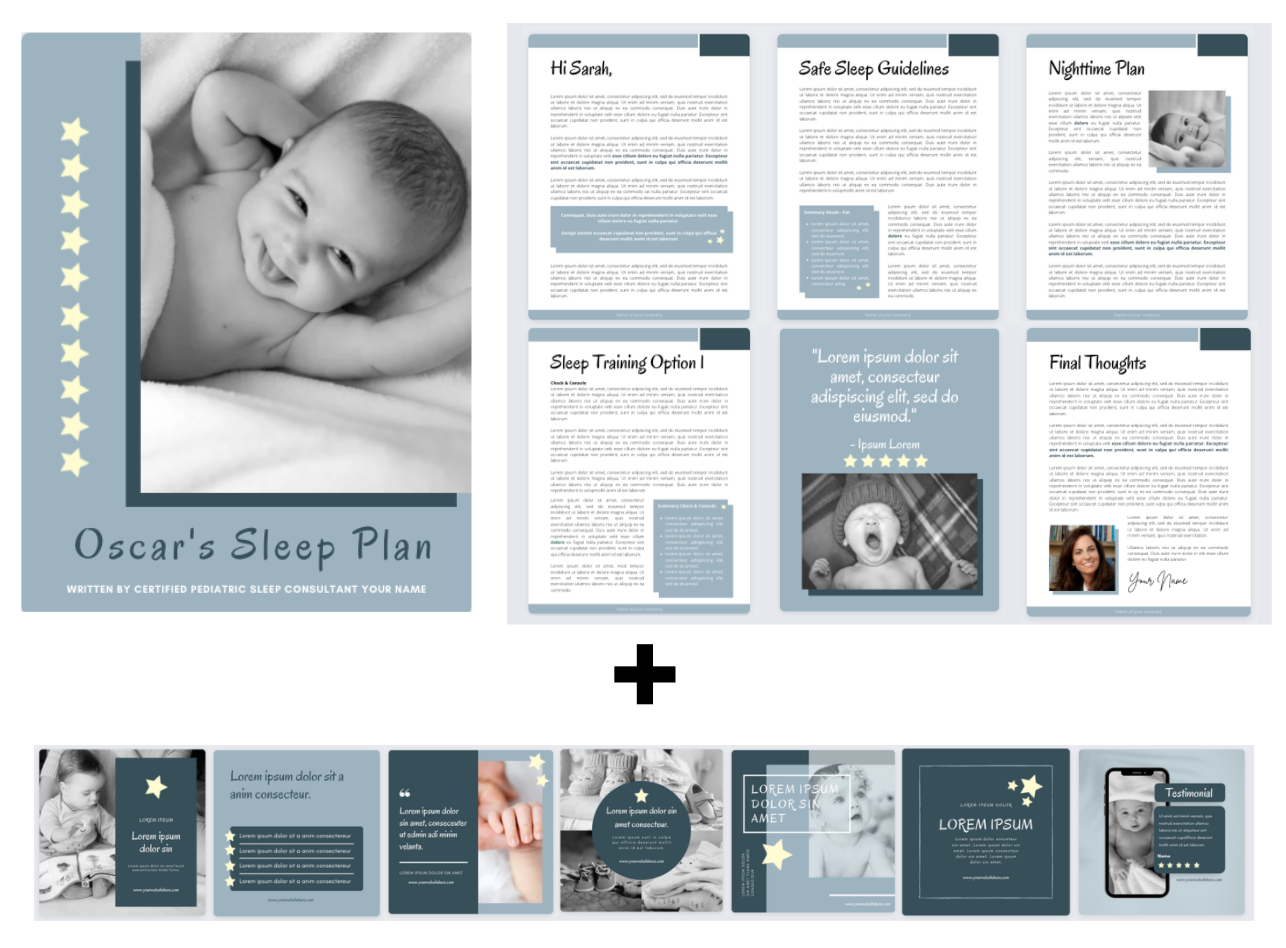 Mary Anne | Sleep Plan Template - Sleep Consultant Design