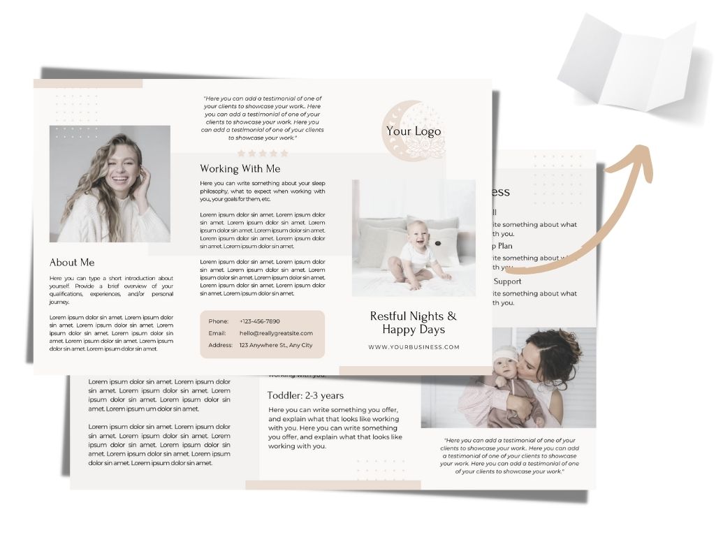 DIY-brochure-template - Sleep Consultant Design