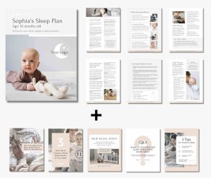 Sophia | Sleep Plan & Social Media Templates - Sleep Consultant Design